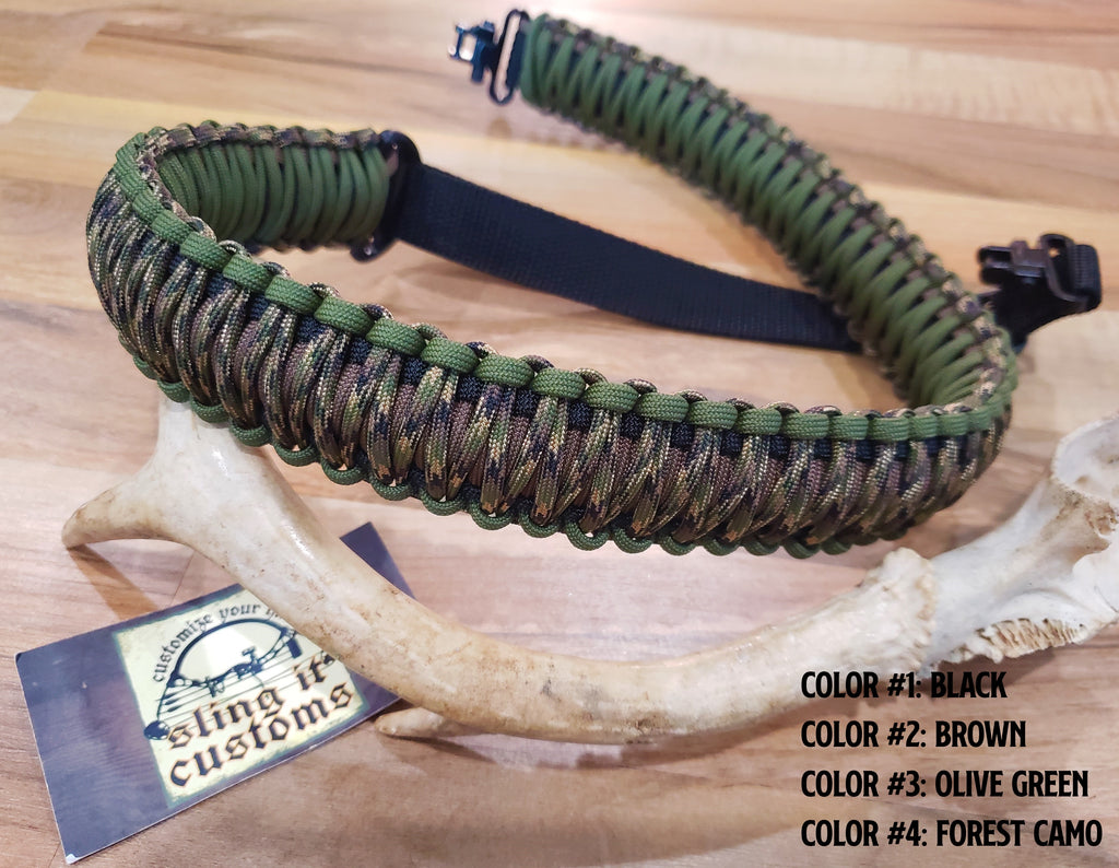 Adjustable Crossbow Shoulder Sling - Double Cobra Weave – SlingIt Customs