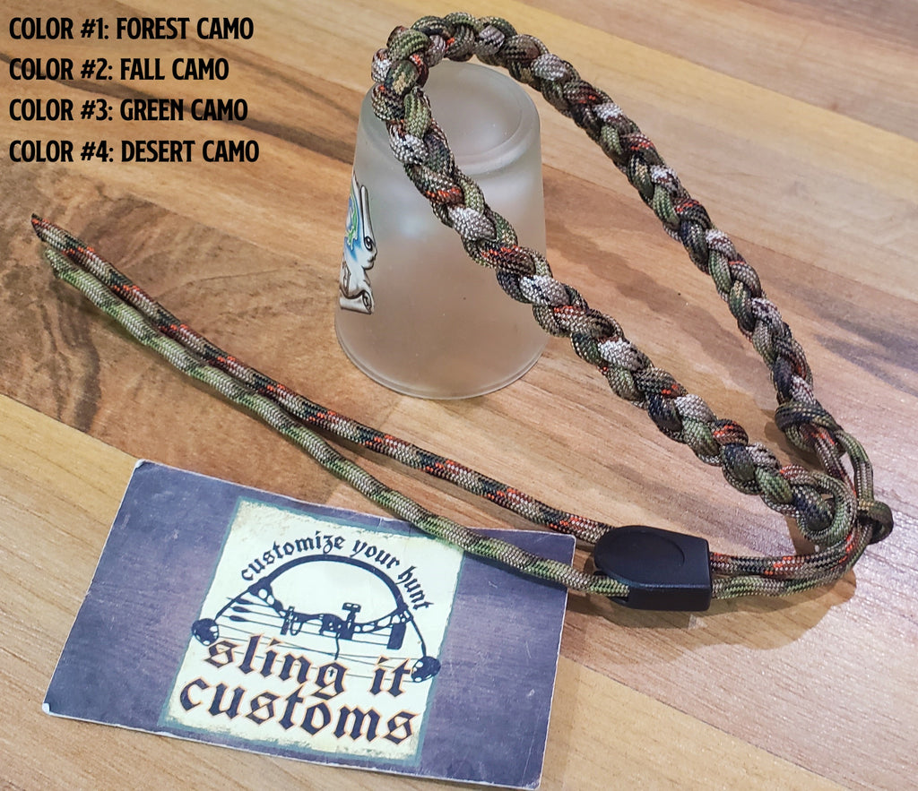 Riser Bow Wrist Sling - Round Braid Weave – SlingIt Customs